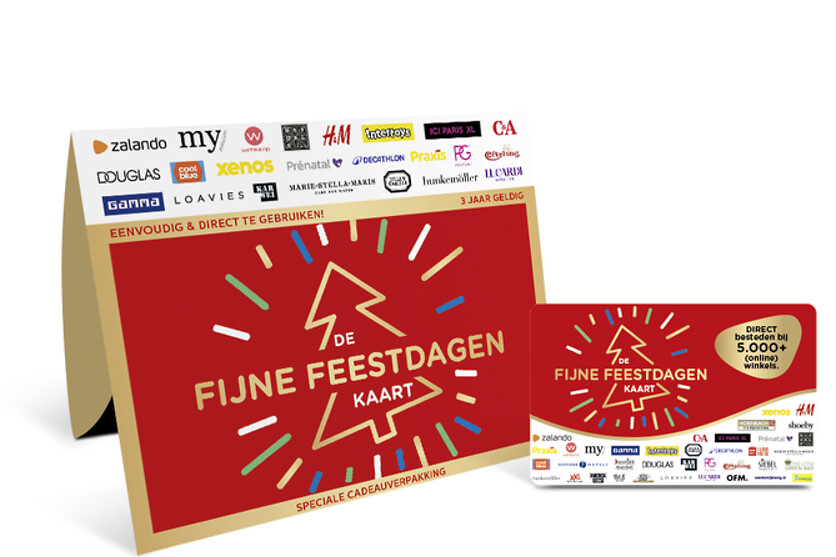 Beleveniscadeau DE Cadeaukaart Fijne Feestdagen | Wonderbox