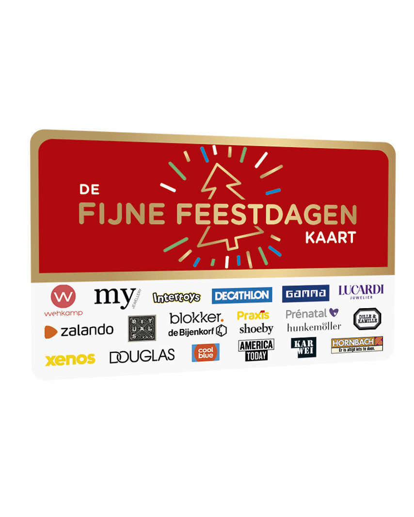Beleveniscadeau DE Cadeaukaart Fijne Feestdagen | Wonderbox